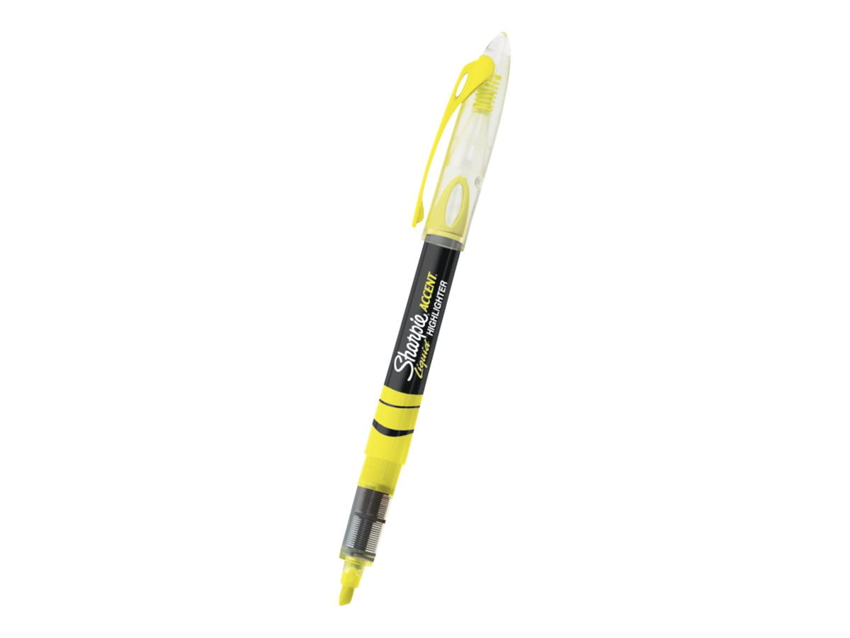 Sharpie Liquid - Highlighter - fluorescent yellow - pigment ink ...