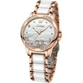 OLEVS Women's Elegant Automatic Watch, Classy Big Face Self Winding ...