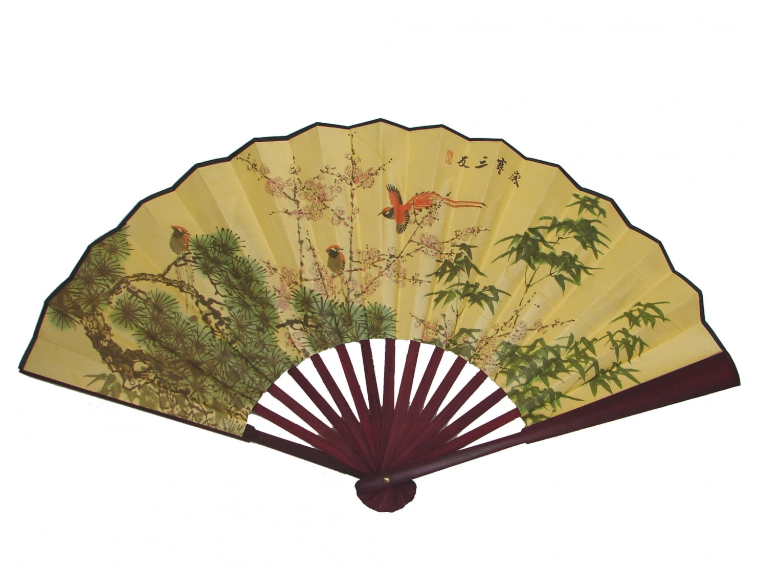 Big Hand Fan w/ Picture of Honey Birds - Walmart.com