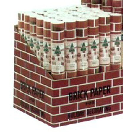Corrugated Brick Paper (24"x5' Roll) - Walmart.com