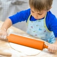 Zenghuiiii Silicone Rolling Pin Dough Roller For Pizza Cookie With ...
