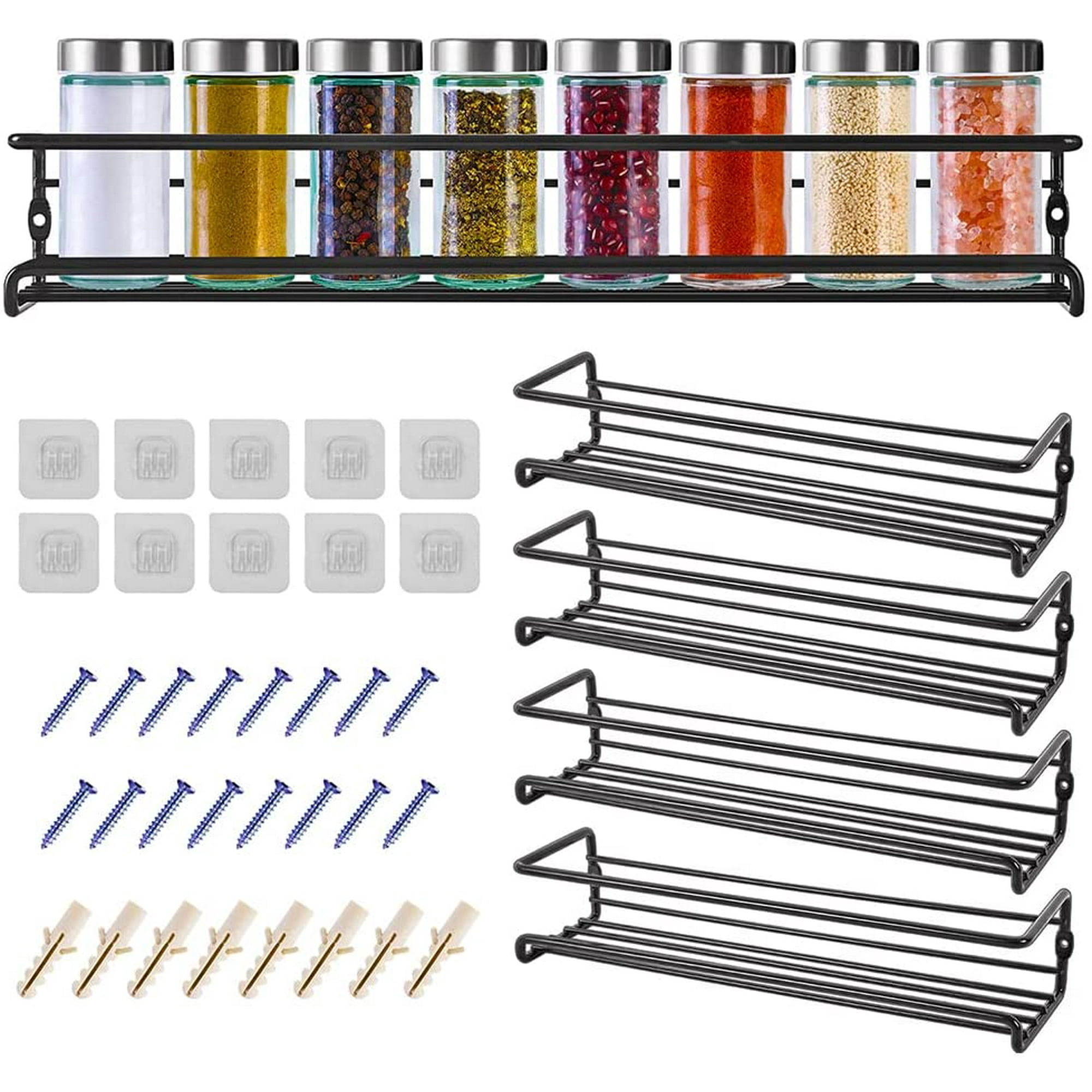 Click here for Reiche Metal Wall-Mounted Spice Rack  4 Pcs Wall-M... prices