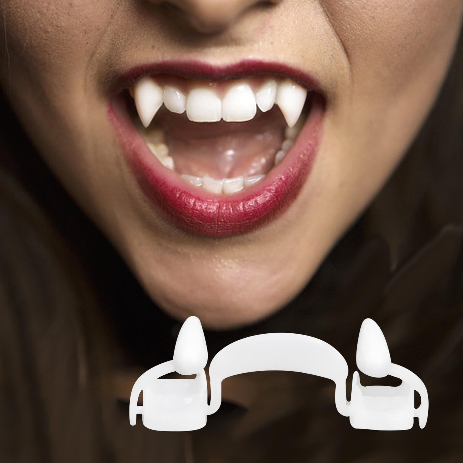 Colmillos retráctiles de Halloween reutilizables Hugo decoración ...