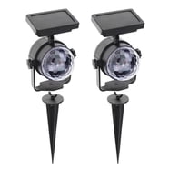 Rail Mounted Solar Deck Lights White Set of 3 - Walmart.com