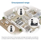 AT&T DLP73510 5 Handset Cordless Answering System with Unsurpassed ...