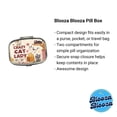 Crazy Cat Lady Funny Cartoon Small Travel Handbag Pill Box Case ...