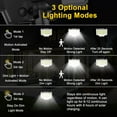 Claoner Solar Motion Sensor Lights Outdoor 200 LED Security Flood Light with Remote - Walmart.com