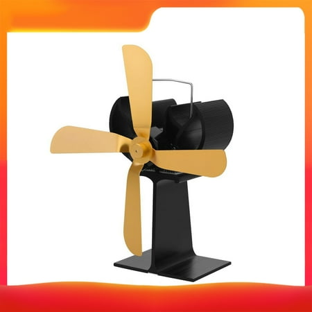 Amdohai 4 Blades Home Fireplace Fan Efficient Heat Distribution Fans ...