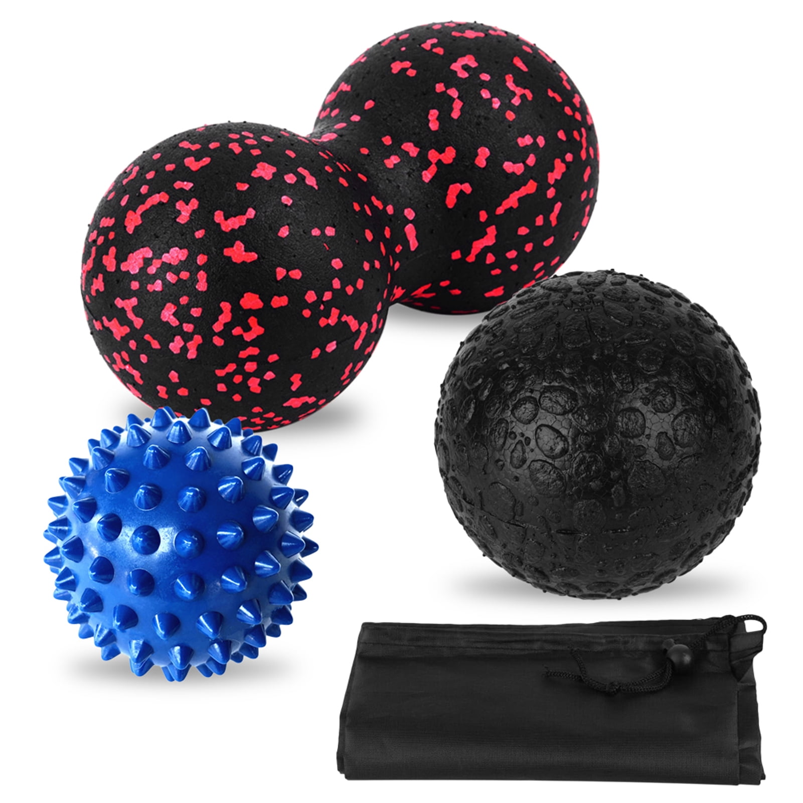Click here for Pangjifa Massage Balls Set Double Peanut Ball Spik... prices