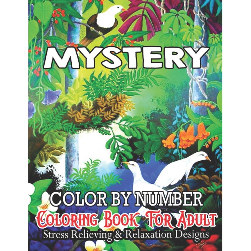 MyStery Color By Number Coloring Book For Adult COLOR BY NUMBER BOOK mystery-color-by-number-coloring-book-for-adult-color-by-number-book