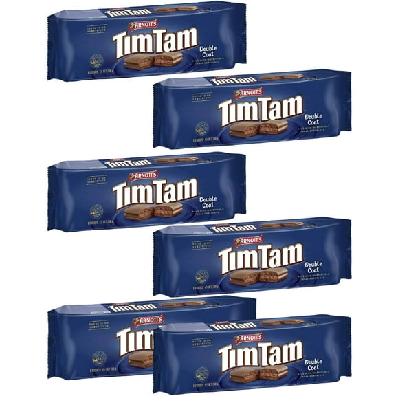 Tim Tam Original Chocolate Biscuits, Malted Filling, 200 Grams/7.1 ...