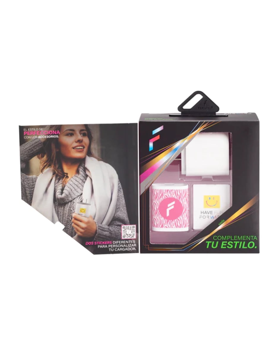 Cargador Completo 20w Con Cable Y Doble Puerto Stickers Dama FORWARD ...