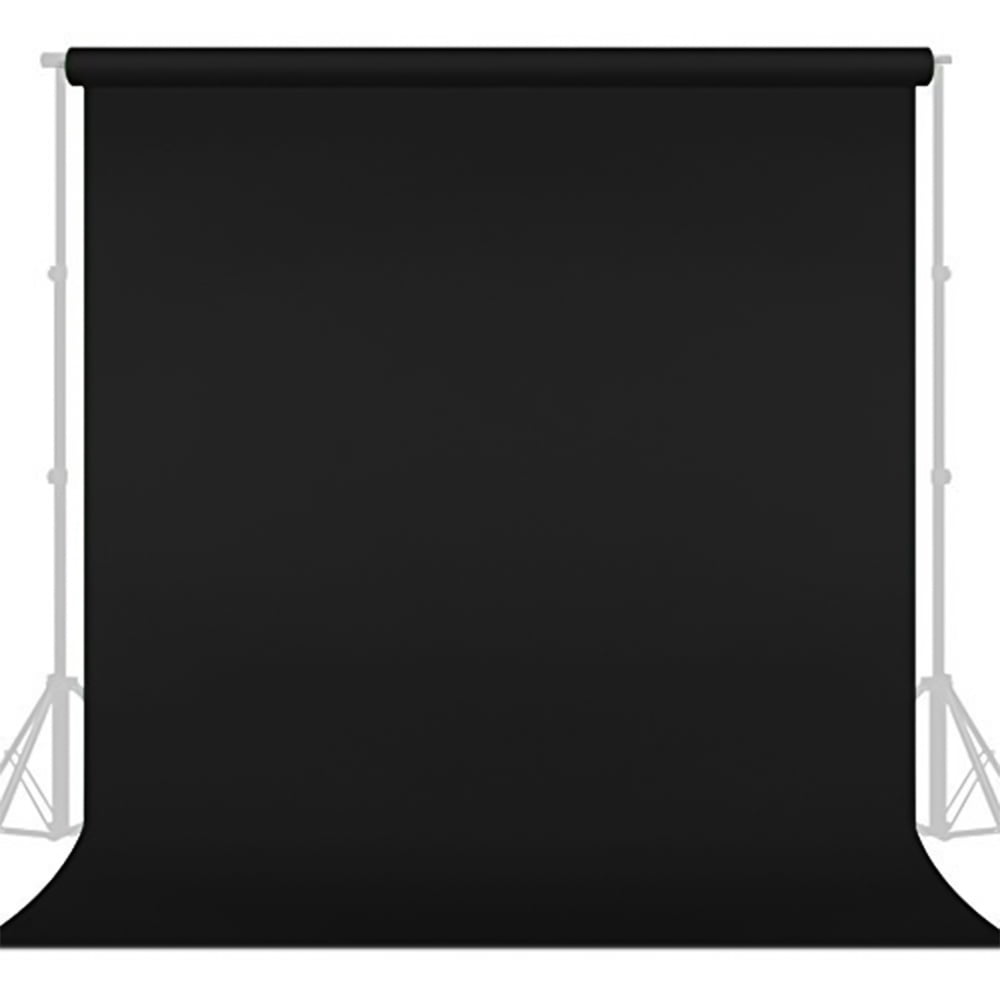 LS Photography [1 Pack] Photo Studio 5 x 10 ft. Black Backdrop ...