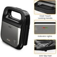 Sunvivi Waffle Iron, Panini Press Grill and Sandwich Maker Set, 3 in 1 ...
