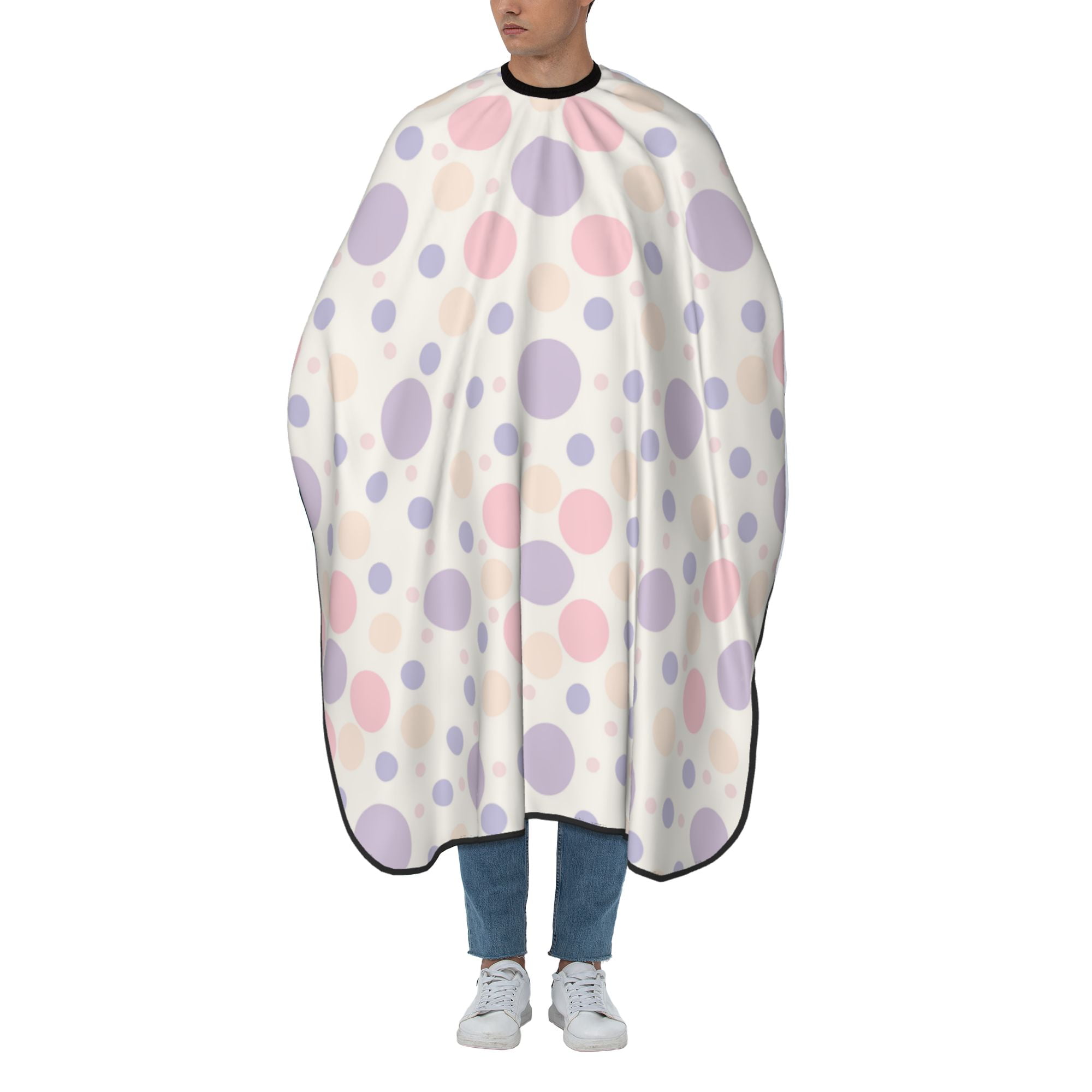 ZICANCN Hair Cutting Cape for Adults, Purple Pink Polka Dots Cape Salon ...