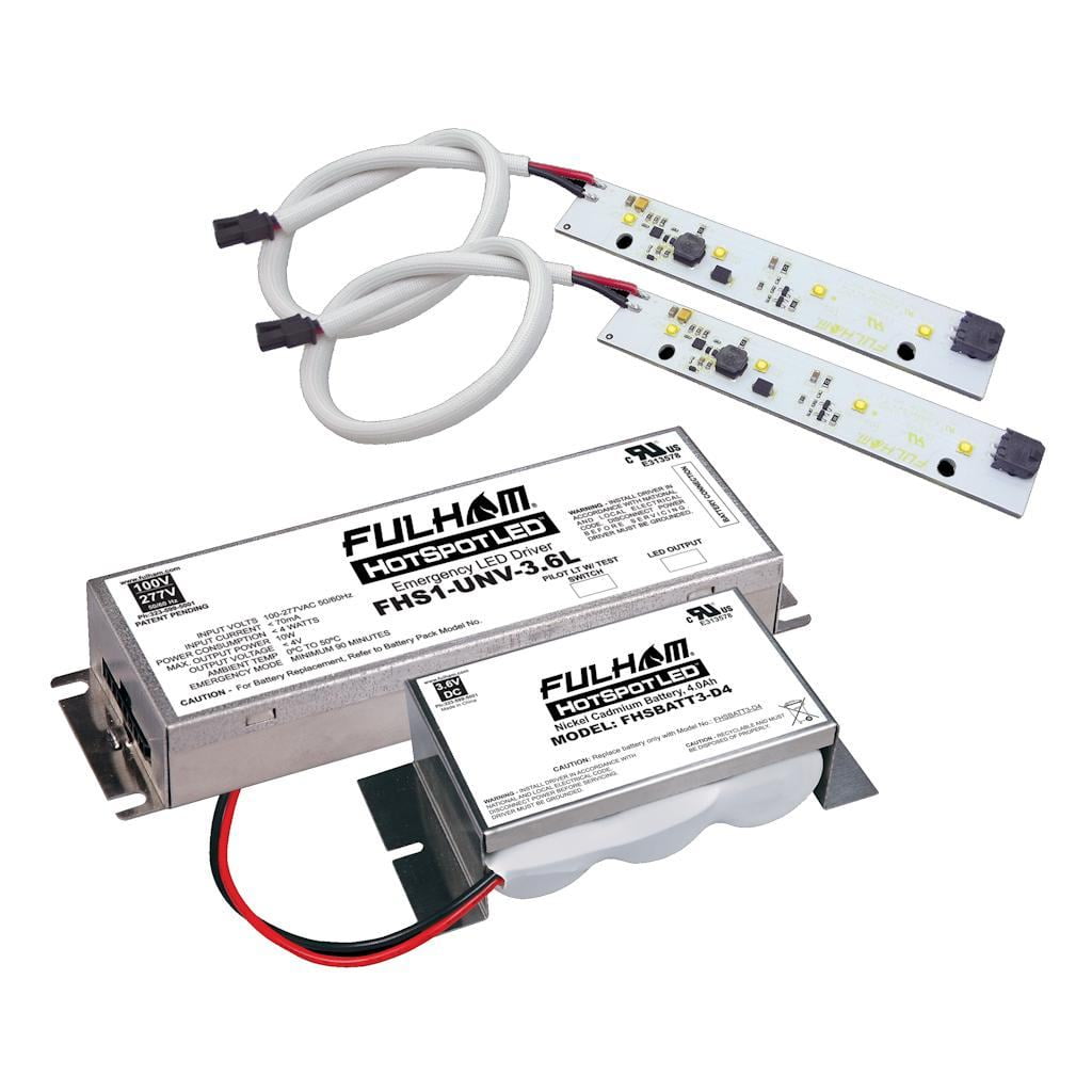 FIREHORSE HOT SPOT FHSKITT07LND LED Emergency BBU Kit,7W,100 min ...