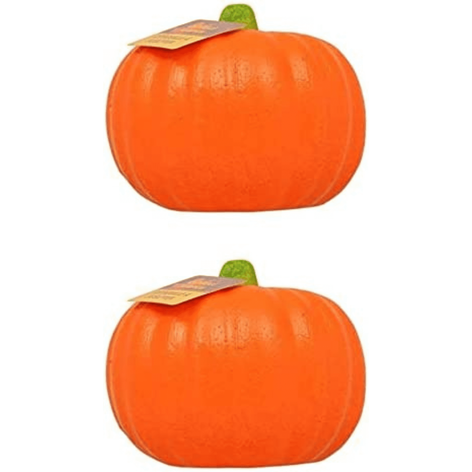 Orange Carvable Pumpkin Foam Decoration, Set Of 2, Perfect For Carving ...
