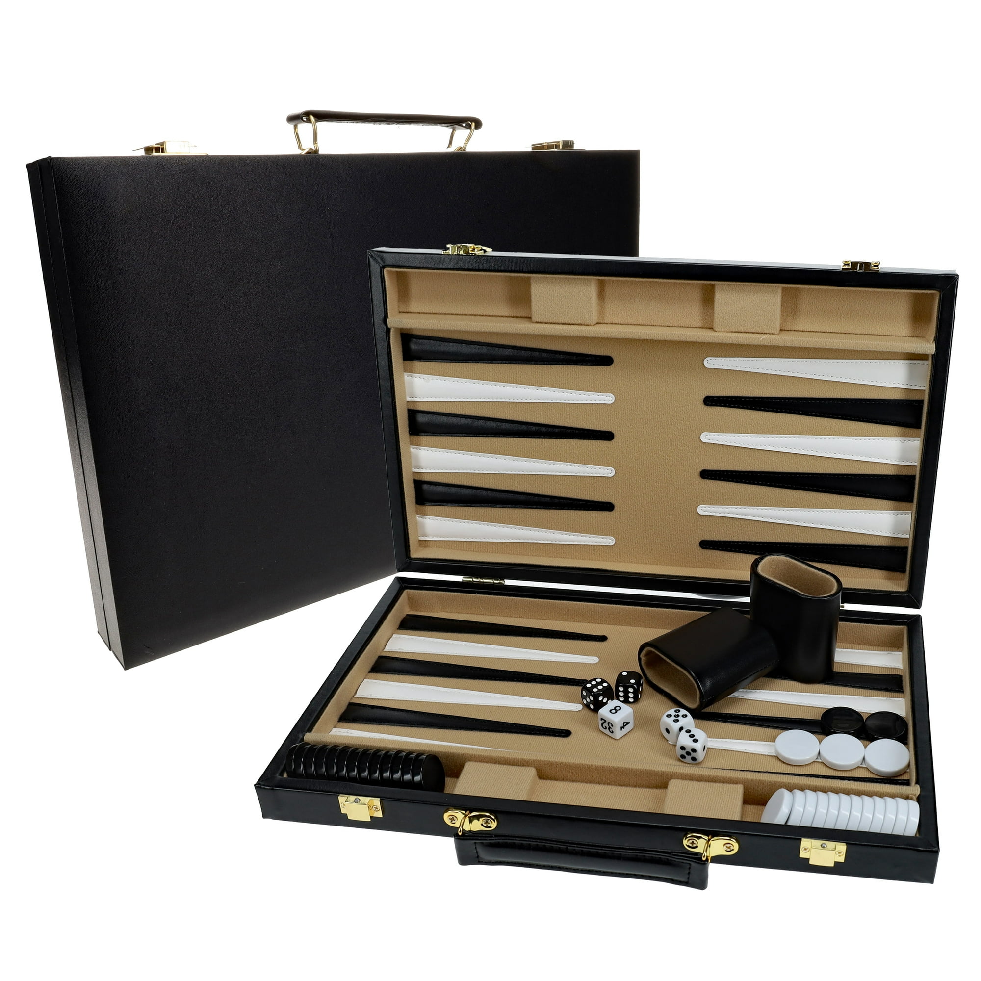 Click here for We Games Elegant Black Backgammon Set- 14.75 Inche... prices