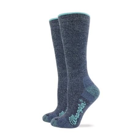 Wrangler Ladies Angora Blend cushioned Knee High Boot Socks 2 Pair ...