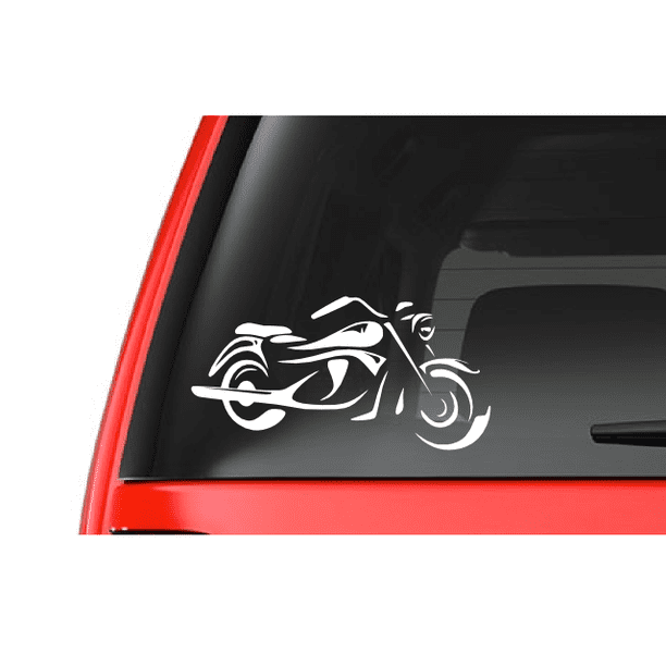 Motorcycle Outline (M1) Harley Vinyl Decal Sticker Car/Truck Laptop ...