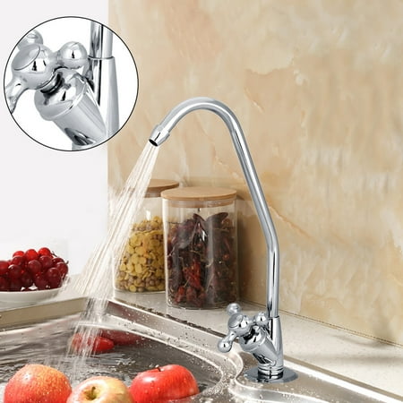 Kitchen Faucet Tap,1/4'' Zinc Alloy Kitchen Drinking Water Filter Water ...