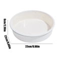 2Pcs 8.66 Inch Silicone Round Cake Pan with Metal Reinforced Frame ...