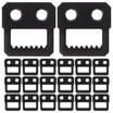 Canvas Offset Clips 1/8 Inch 10/Pkg - Walmart.com