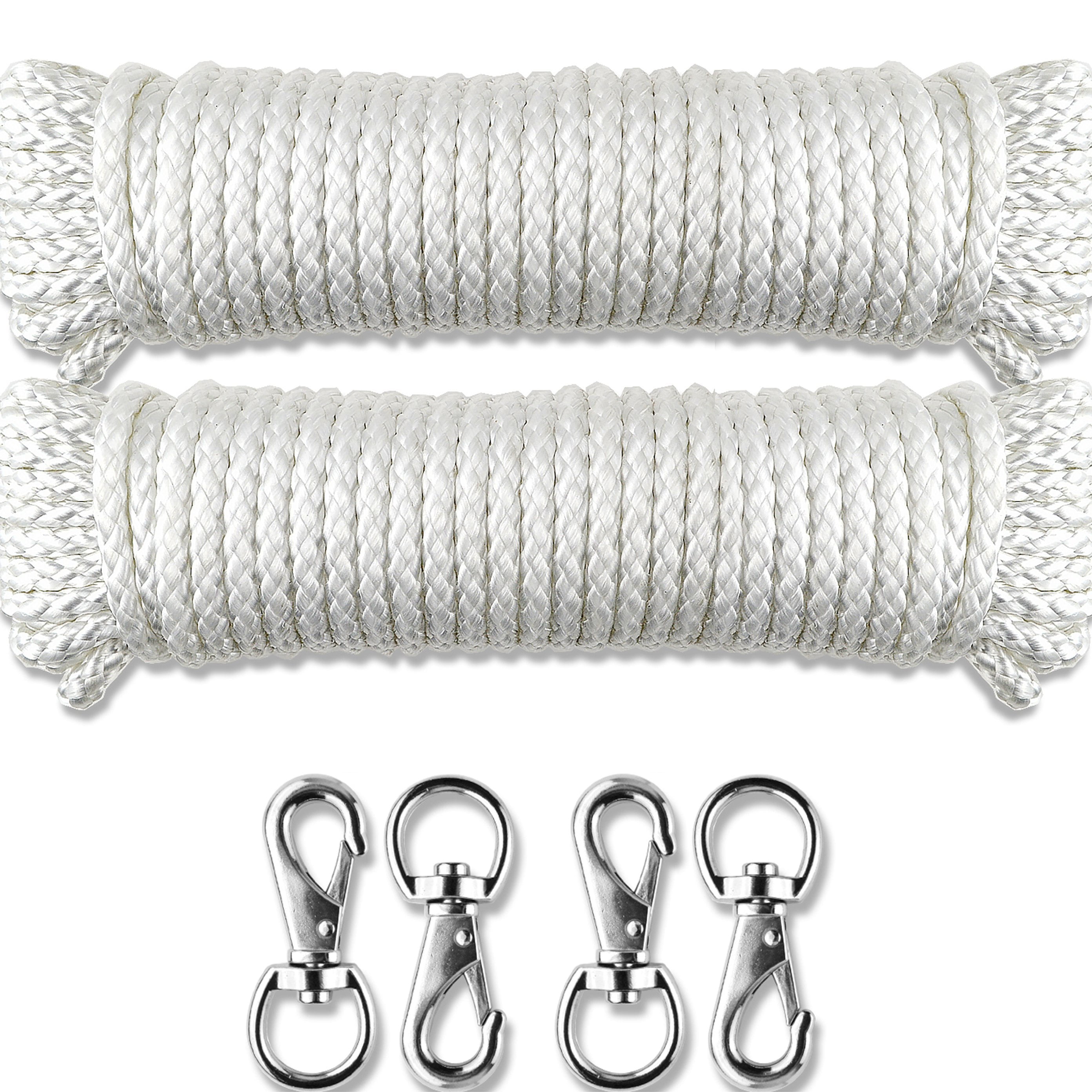 Wellmax Diamond Braided Nylon Rope with Uv Treatment and Weather ...
