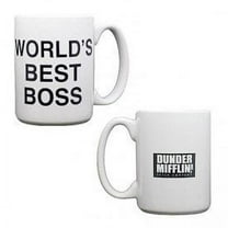 Dunder Mifflin The Office World's Best Boss Coffee Cup - Walmart.com