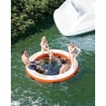 EuKer Inflatable Floating Island 8ft x 8ft, Portable Water Dock for ...