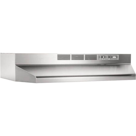Broan 24 Inch Stainless Steel ADA Capable Non Ducted Under Cabinet ...