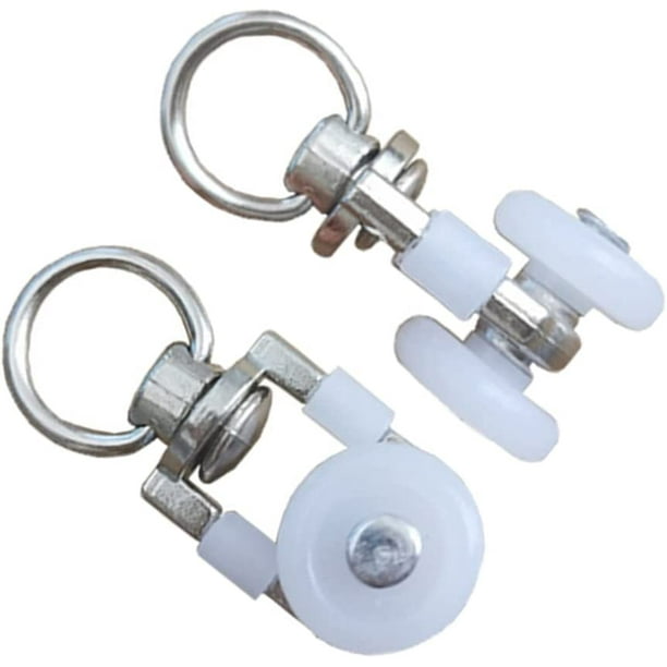 Ceiling Curtain Track Slider Rollers: 40 Pcs Curtain Drapery Track Rail ...
