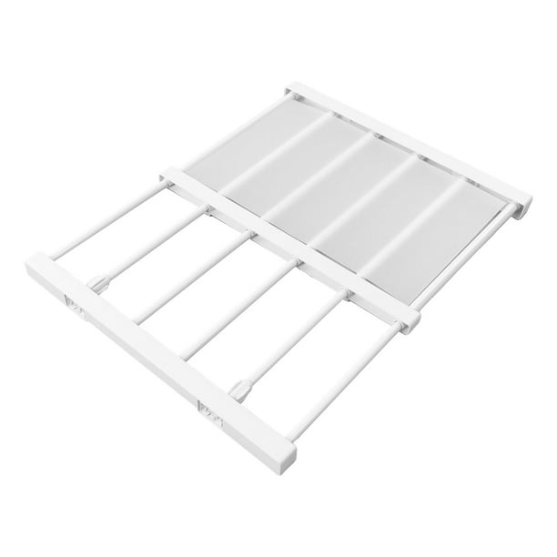 Closet Tension Shelf,Tension Rod Shelf Adjustable Tension Shelf Rack ...