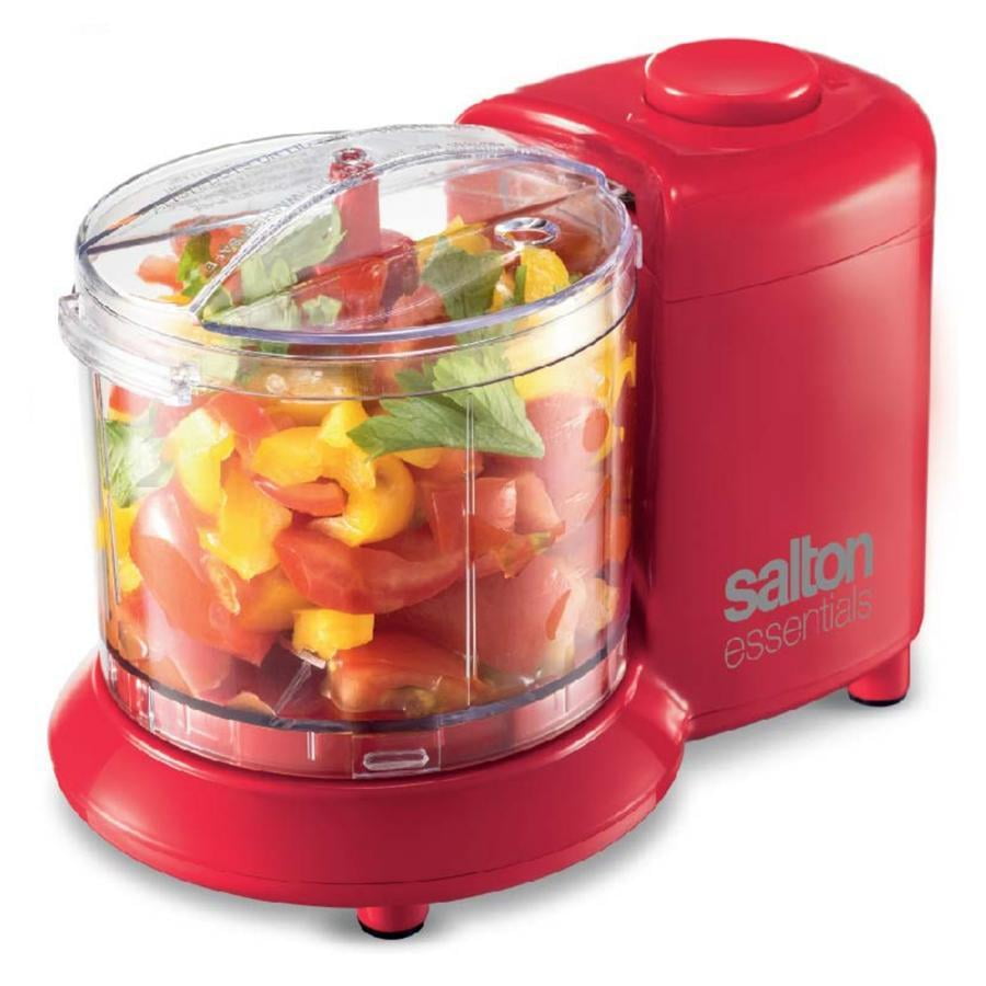 Salton Essentials Mini Electric Chopper 100W Red