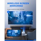 Crosstour WiFi Mini Portable Projector, HD 720P Supported Portable ...