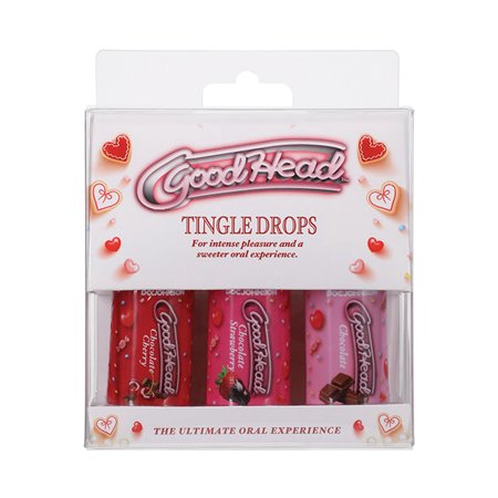 Goodhead Tingle Drops Pack - 1 Oz Chocolate/chocolate Cherry/chocolate ...