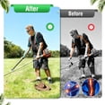 Universal Trimmer Handle Extension with Adjustable Shoulder Strap, Back ...