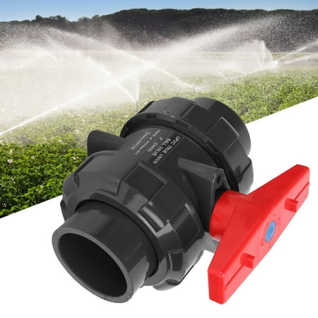 AMONIDA Swimming Pool Ball Valve,DN50 G2 PVC Double Union Compact Ball ...