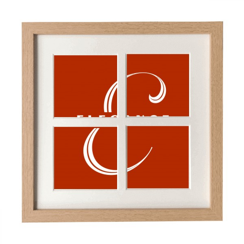 Elegancia elefante letras Pantalla de escritorio de pared de marco 4 ...