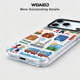 Cute Travel Adventure Print Clear Phone Case Anti Yellowing Shockproof ...