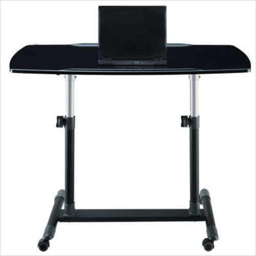 Ameriwood Industries Altra Metropolis Desk in High Gloss Black ...