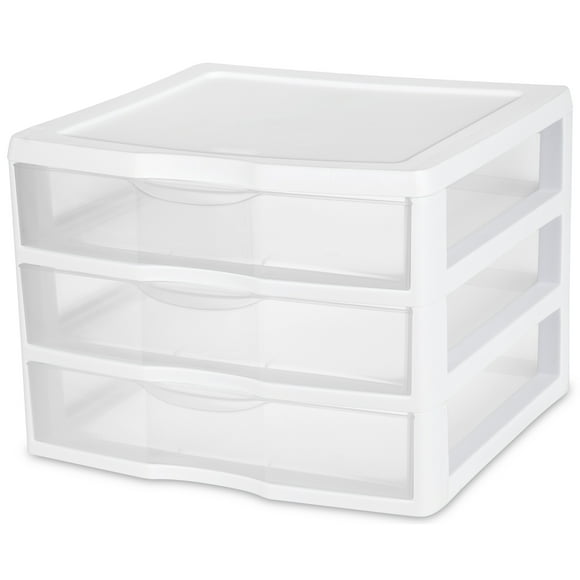 3 Drawer Plastic Storage