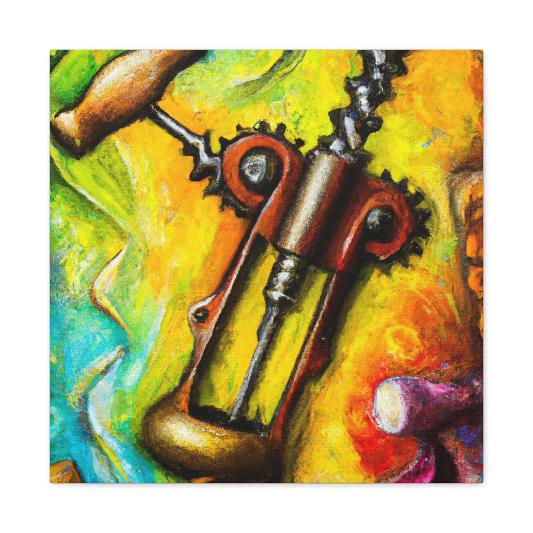 Corkscrew of Steampunk. - Canvas - Walmart.com