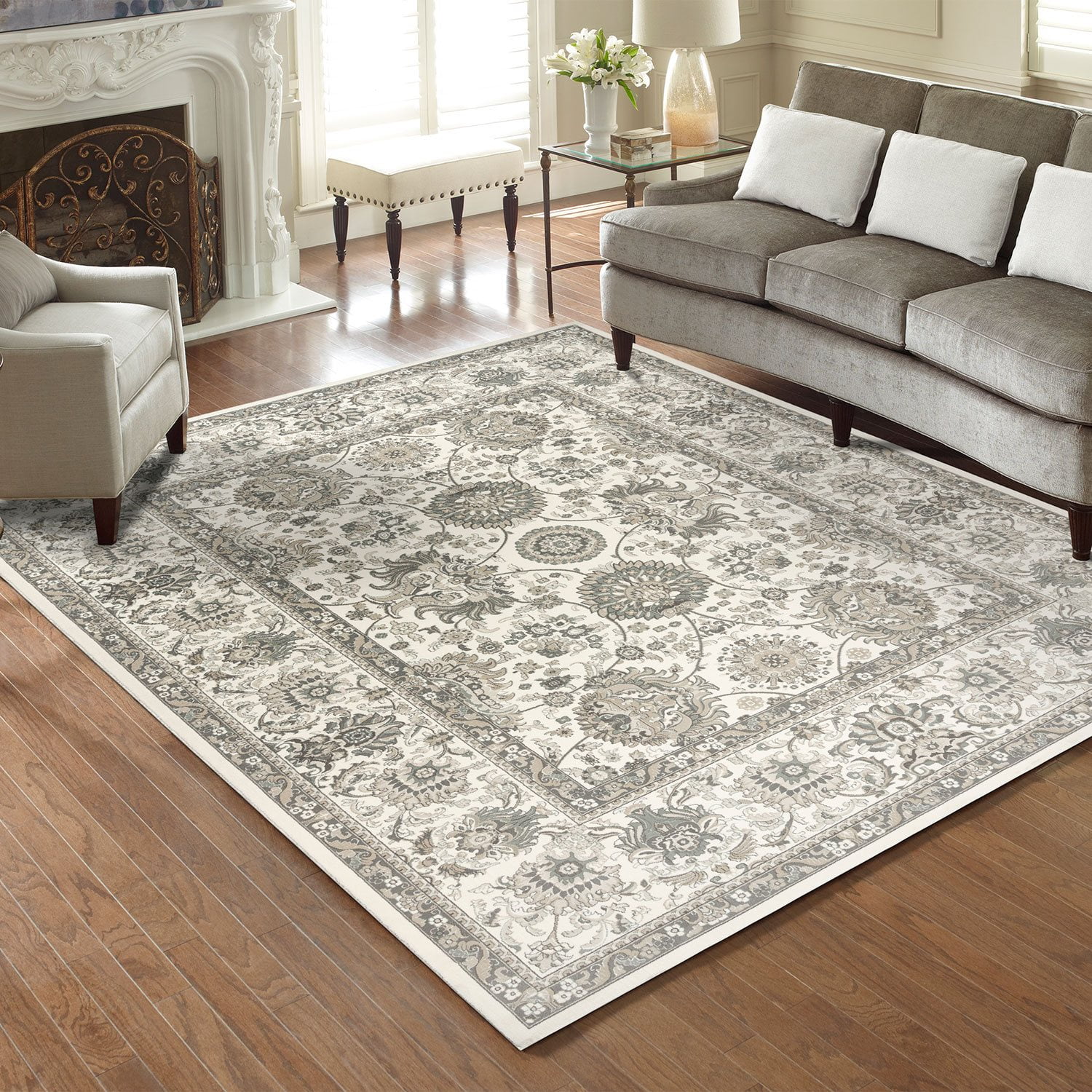 Gertmenian Majestic Astor Traditional Persian Area Rug, Assorted Sizes ...