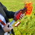 Nerf Minecraft Firebrand, Dart Blasting Axe, 6 Nerf Elite Foam Darts ...