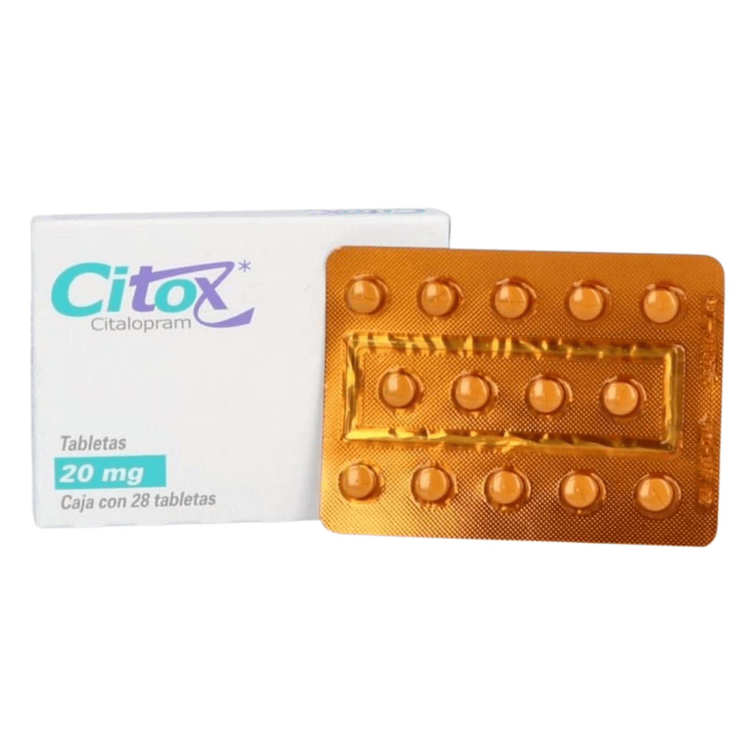 Citox 20 mg, 28 tabletas | Walmart en línea