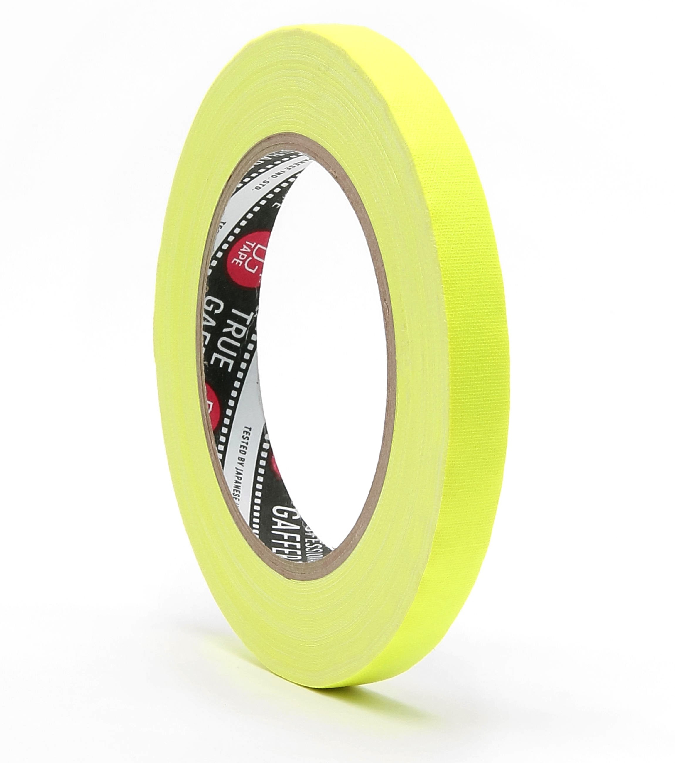 1/2in X 30ya - Fluorescent Yellow Gaffer Tape | DGTAPE trueGAFF 120MESH ...