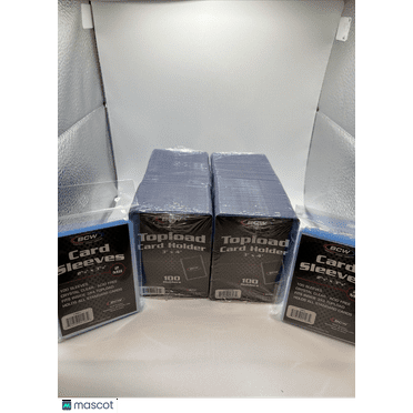 Super Thick 3" x 4" Protective Hard Toploader & Sleeve Combo for ...