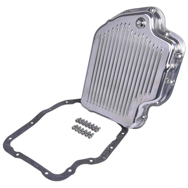 JEGS 60181 Aluminum Transmission Pan GM TH400 Overall Depth: 2-1/2 ...