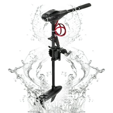 Costway New 86lbs Freshwater Transom Mounted Trolling Motor 36" Shaft ...